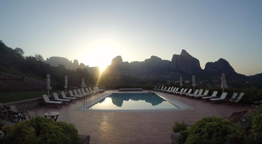 Meteora Hotel Runrise Pool View
